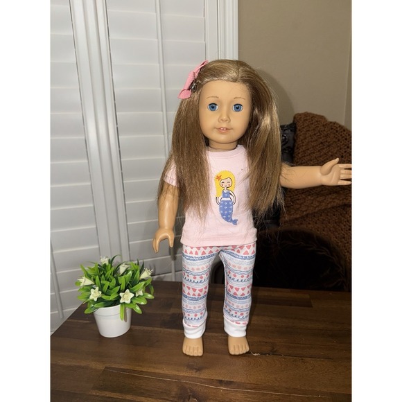 American Girl | Toys | American Girl Doll Jly Tlm Brown Hair Blue Eyes ...